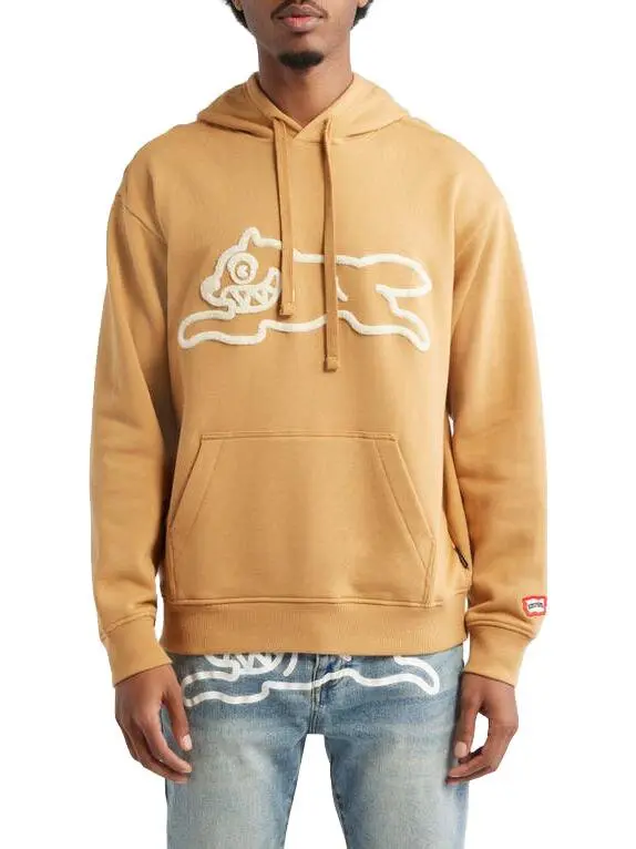 ICECREAM Sauce Logo Appliqué Hoodie - Apple Cinnamon