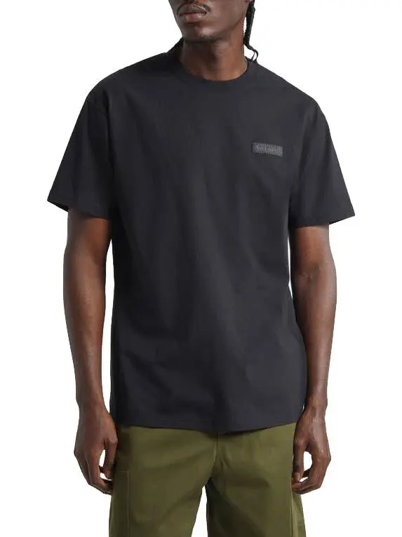 Givenchy Regular Fit Logo Patch T-shirt - Black