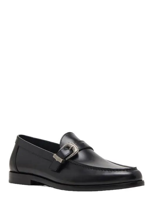 Steve Madden Alcona Loafer - Black Leather