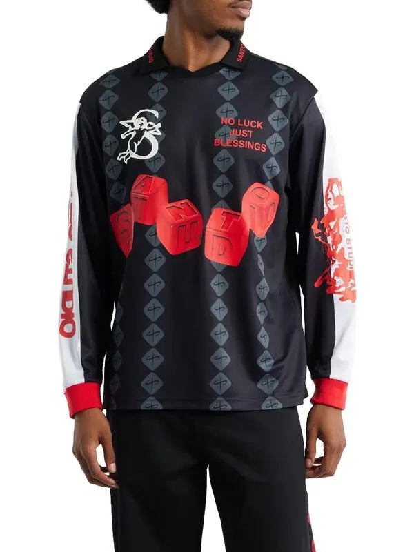 SANTO STUDIO X Ryan Sheckler No Luck Club Jersey - Black