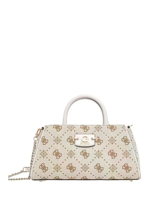 Guess Monogram Pattern Tote Bag - Neutrals