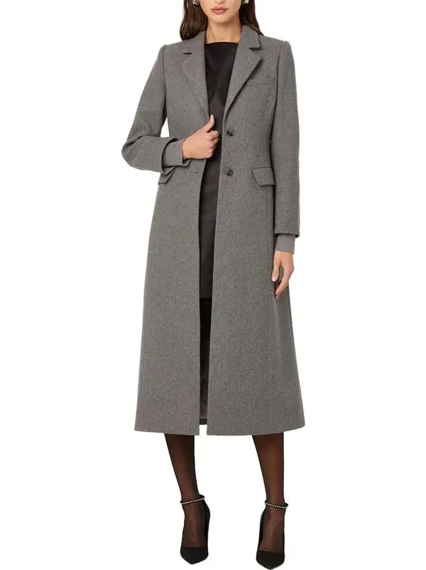 Astr The Label Melisse Longline Coat - Grey