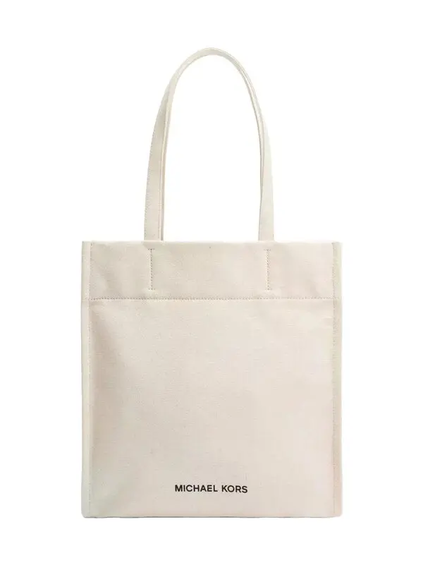Michael Kors Large Cotton Tote Bag - Neutrals