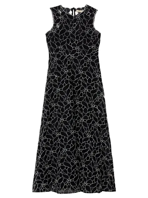 Ulla Johnson Kiana Embroidered Cotton Organdy Dress - Noir