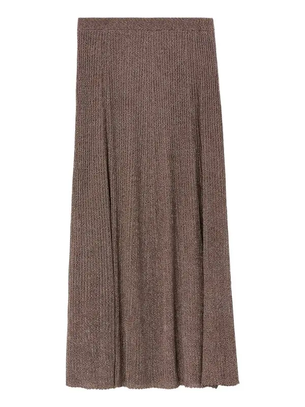Ulla Johnson Renae Knit Maxi Skirt - Pewter