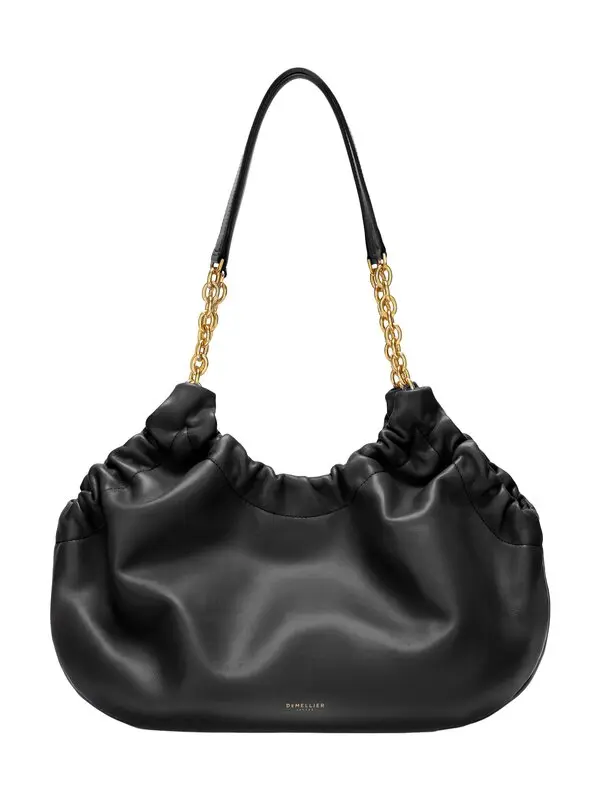 DEMELLIER Midi Miami Shoulder Bag - Black