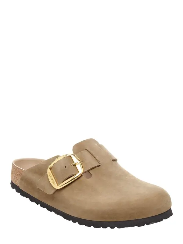 BIRKENSTOCK Boston Big Buckle Clogs - Tobacco Oiled Leather