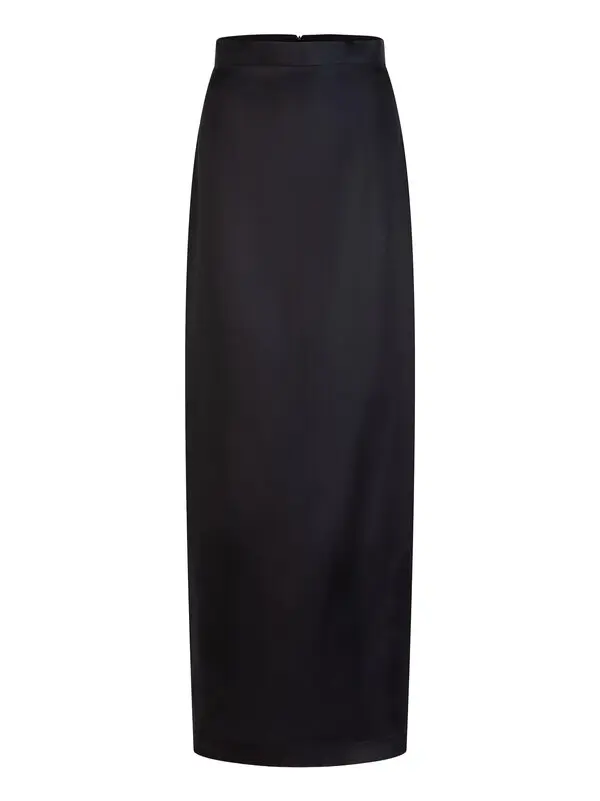 HEIRLOME Ivanna Silk Organza Skirt - Black