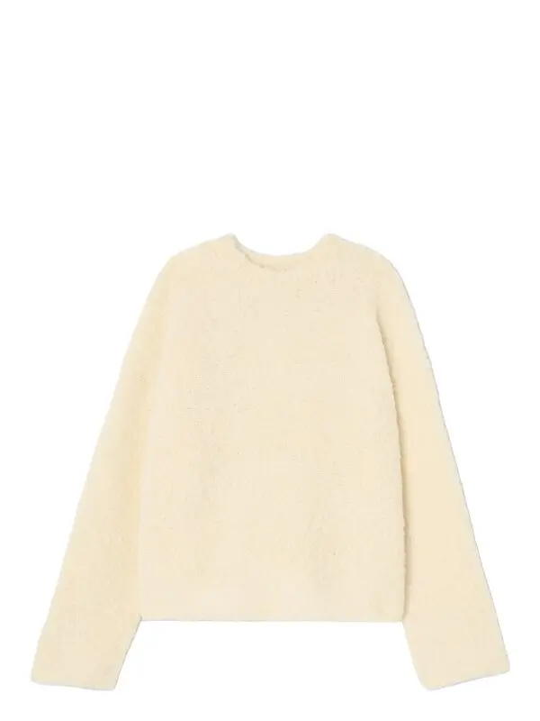 TOTEME Bouclé Turtleneck - Milk