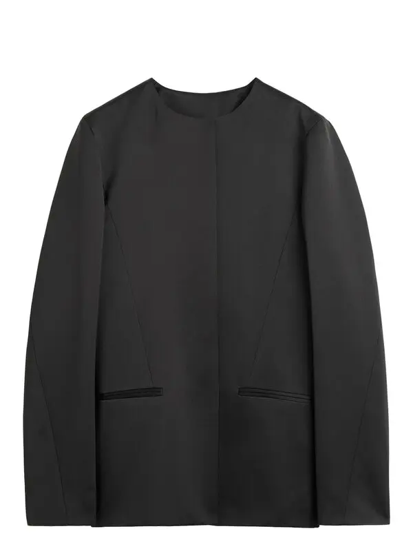 TOTEME Satin Dinner Jacket - Black
