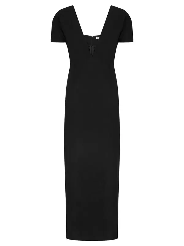 Bernadette Clara Crepe De Chine Dress - Black