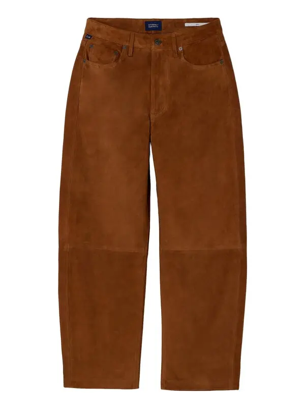 Citizens Of Humanity Miro Relaxed Suede Pant - Toasted Caramel
