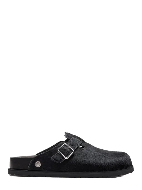 BIRKENSTOCK Boston Pony Hair Clogs - Black