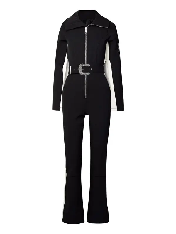 SLOPE SIREN The Mae Western Ski Suit - Black