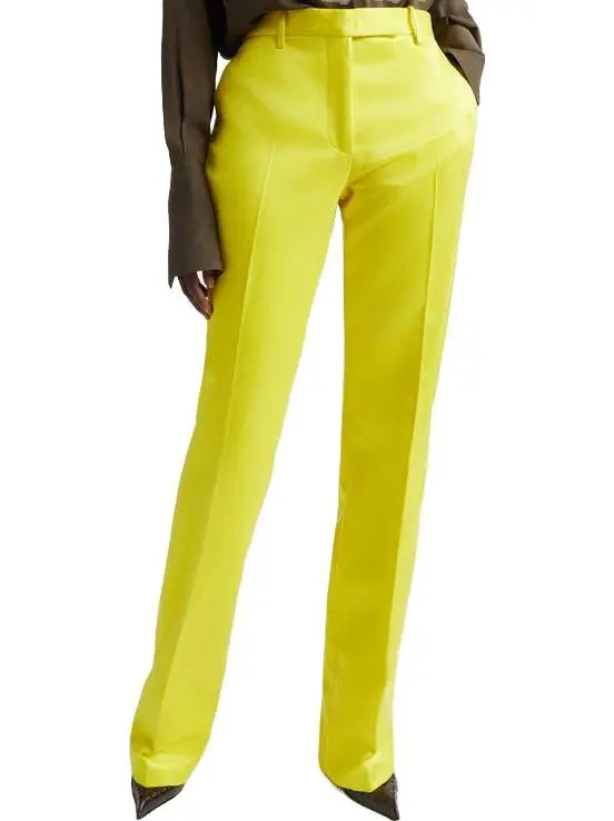TOM FORD Duchesse Satin Trousers - By160 Citron
