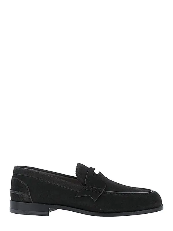CHRISTIAN LOUBOUTIN Leather Sneakers - Black