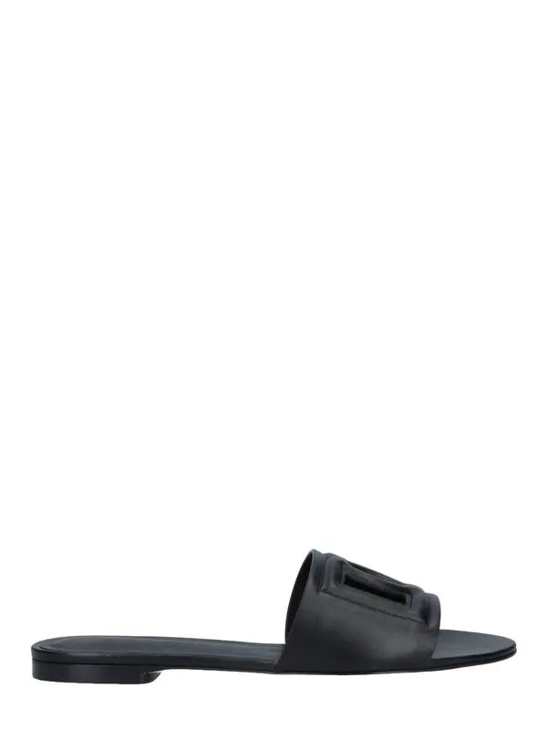 Dolce & Gabbana Dg Millennials Logo Slides - Black