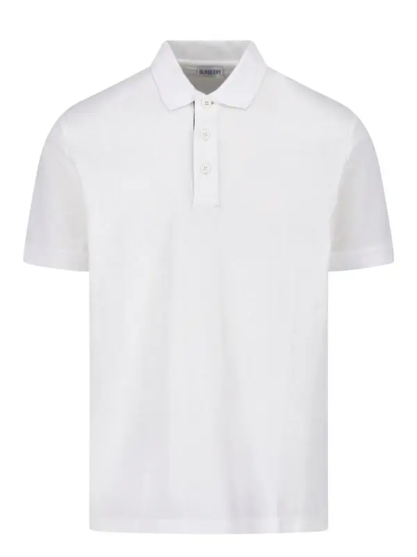 Burberry Polo "check - White