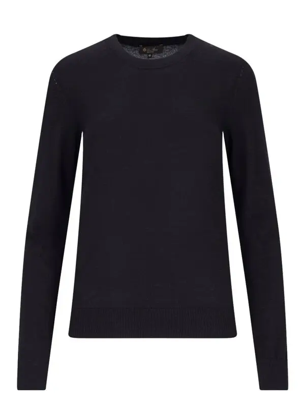 Loro Piana Neo Piuma Cashmere Sweater - Black