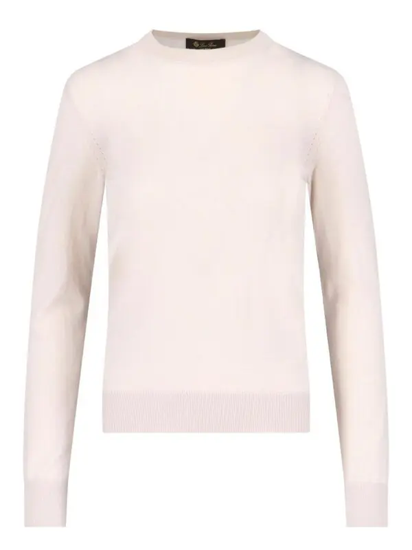 Loro Piana Neo Piuma Sweater - Cream