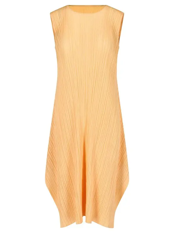 Issey Miyake Midi Dress - Orange