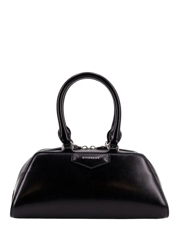 Givenchy Antigona Mini Leather Shoulder Bag - Black