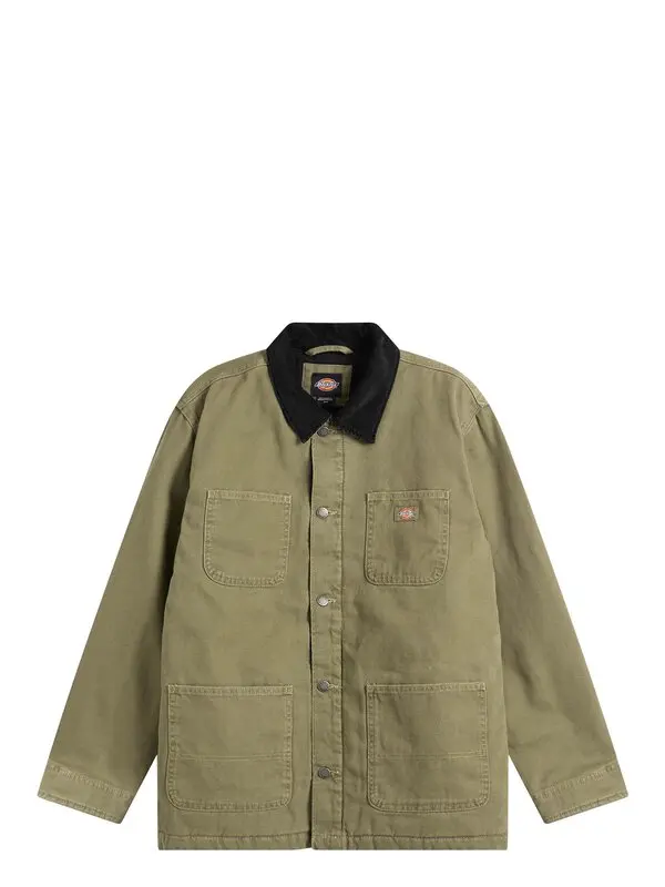 Dickies Lined Canvas Chore Jacket - Military Green