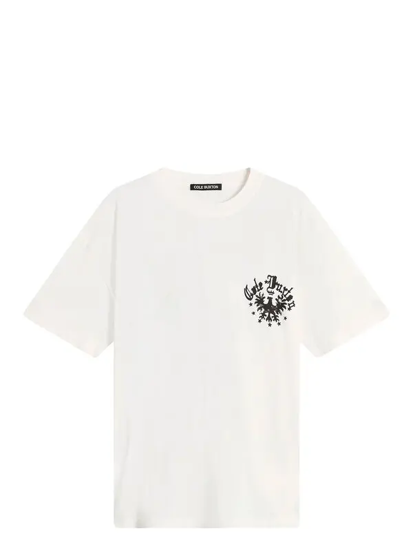 COLE BUXTON Vulture Emblem T-shirt - Vintage White