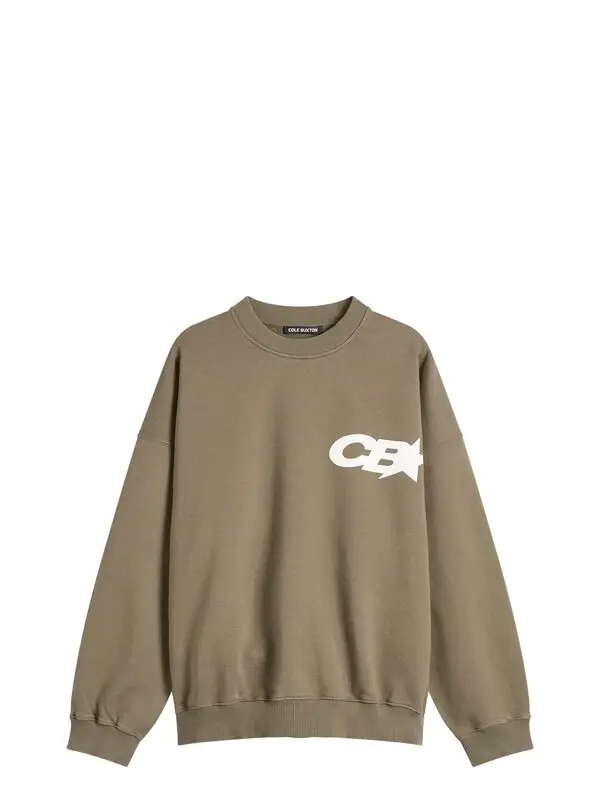 COLE BUXTON Cb Star Racing Sweatshirt - Khaki