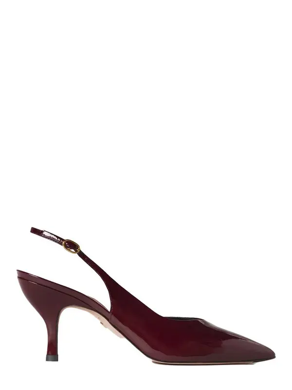 SANIA D'MINA Elena Patent Heels - Bordeaux