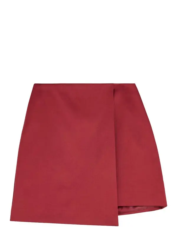 BY MALENE BIRGER Raye Mini Skirt - Cabernet