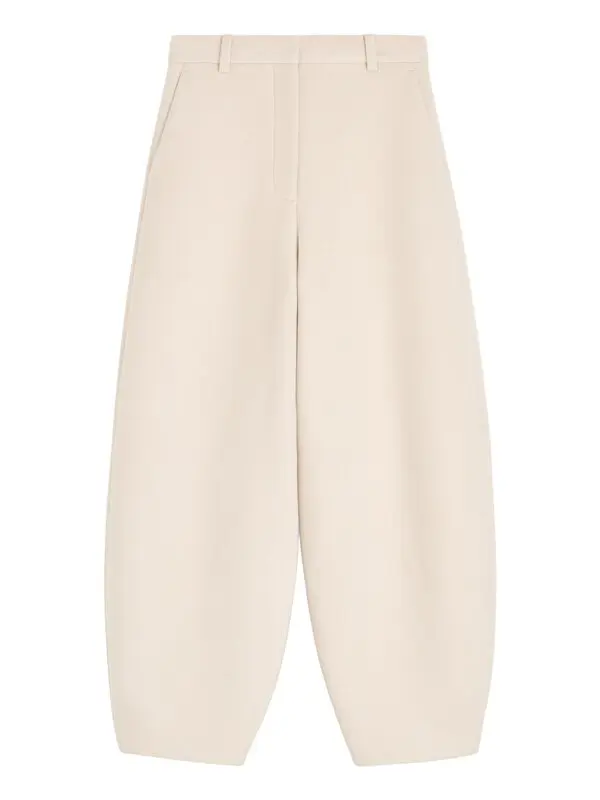 BY MALENE BIRGER Carlien Wool Trousers - Cream - 093