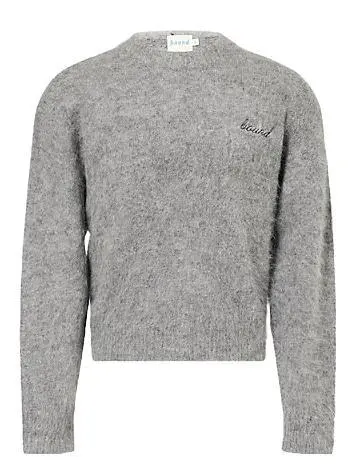 BOUND Dexter Cropped Knitted Jumper - Grey