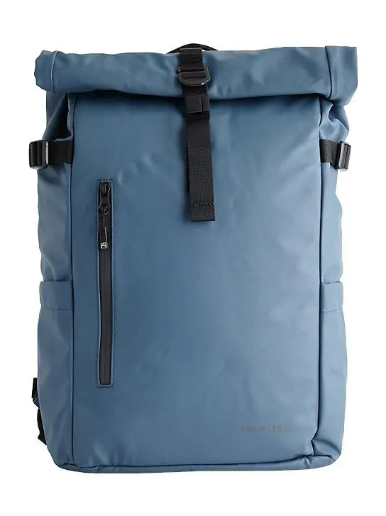 STUBBLE & CO The Roll Top Woven 20l Backpack - Tasmin Blue