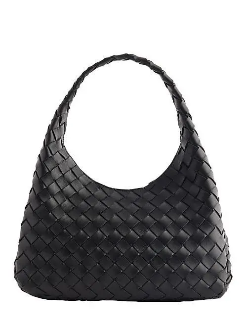 Bottega Veneta Campana Leather Top-handle Bag - Black-m Brass