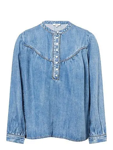 Rails Sunna Woven Blouse - Blue Stone
