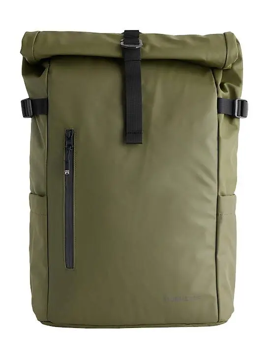 STUBBLE & CO The Roll Top Woven 20l Backpack - Urban Green