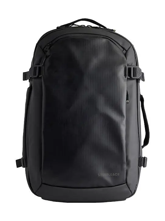 STUBBLE & CO Hybrid Waterproof Woven 30l Backpack - All Black