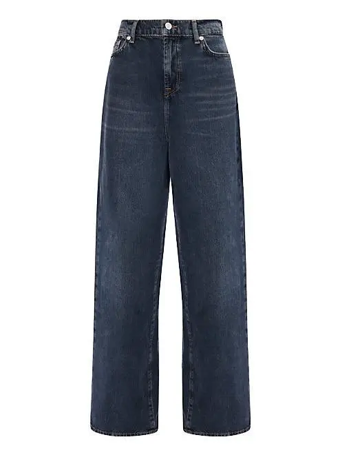 7 For All Mankind Slouchy Wide-leg Denim Jeans - Stormwave