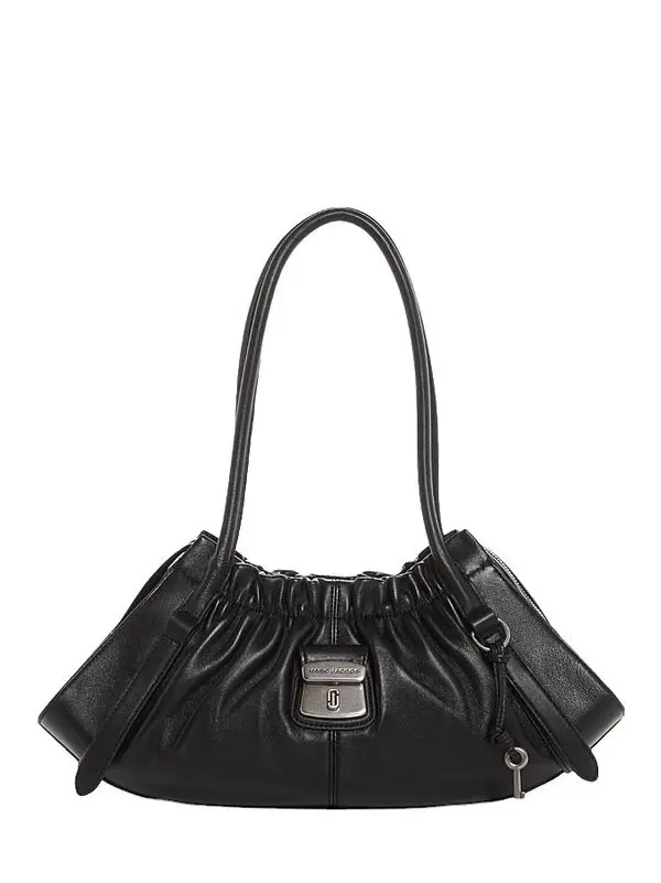 Marc Jacobs The Cristina Satchel Leather Shoulder Bag - Black