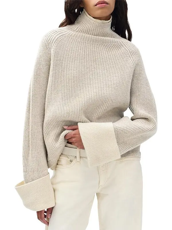 Rag & Bone Ilaria Turtleneck Sweater - Oat