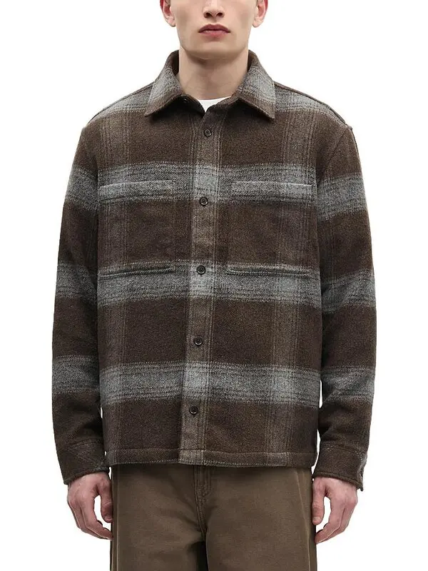 SAMSØE SAMSØE Samse Samse Sacastor X B Overshirt - Brown Melange