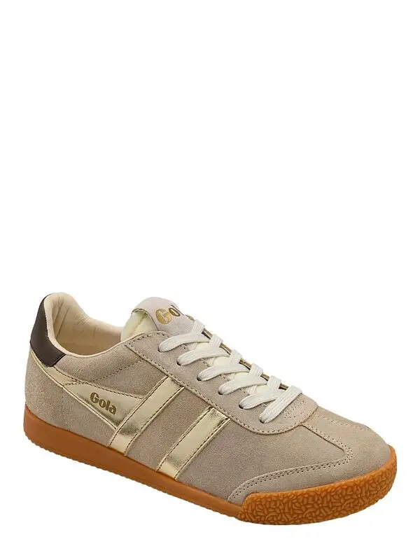 Gola Elan Glitz Sneakers - Bone/gold/dark Brown