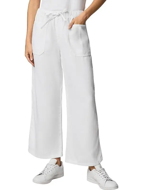 Splendid Straight Denim Lounge Pants - White