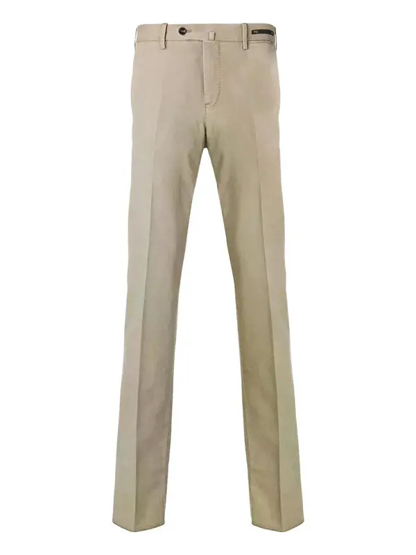 PT TORINO Slim Fit Trousers - Brown