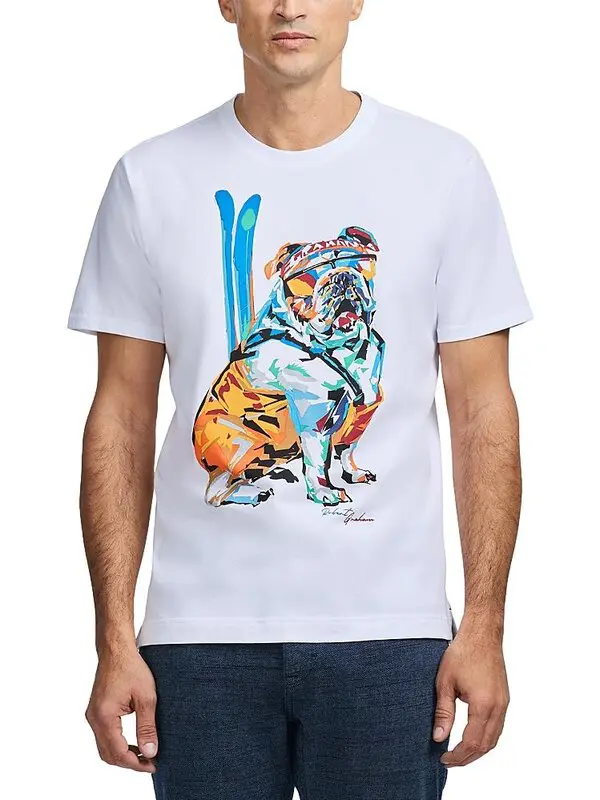 Robert Graham Ski Graham Short Sleeve Graphic Tee - White