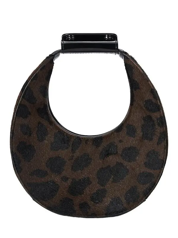 Staud Calf Hair Shoulder Bag - Leopard