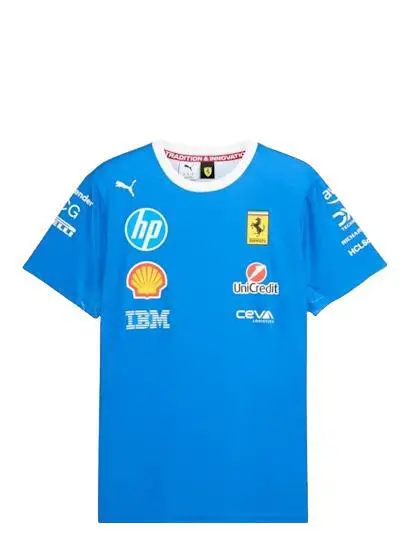 PUMA Scuderia Ferrari Hp Team Monza T-shirt - Steer Blue