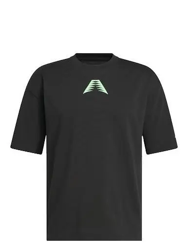 Adidas Ae Believe That Tee Shirt - Black Lime Burst