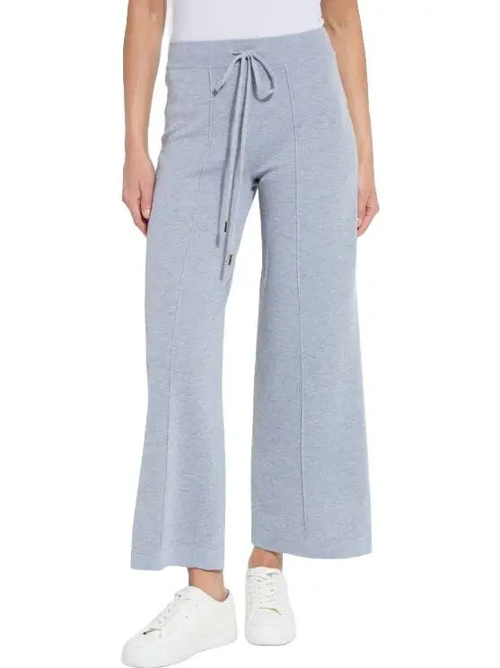 Lyssé Violetta Wide Leg Pants - Grey Melange